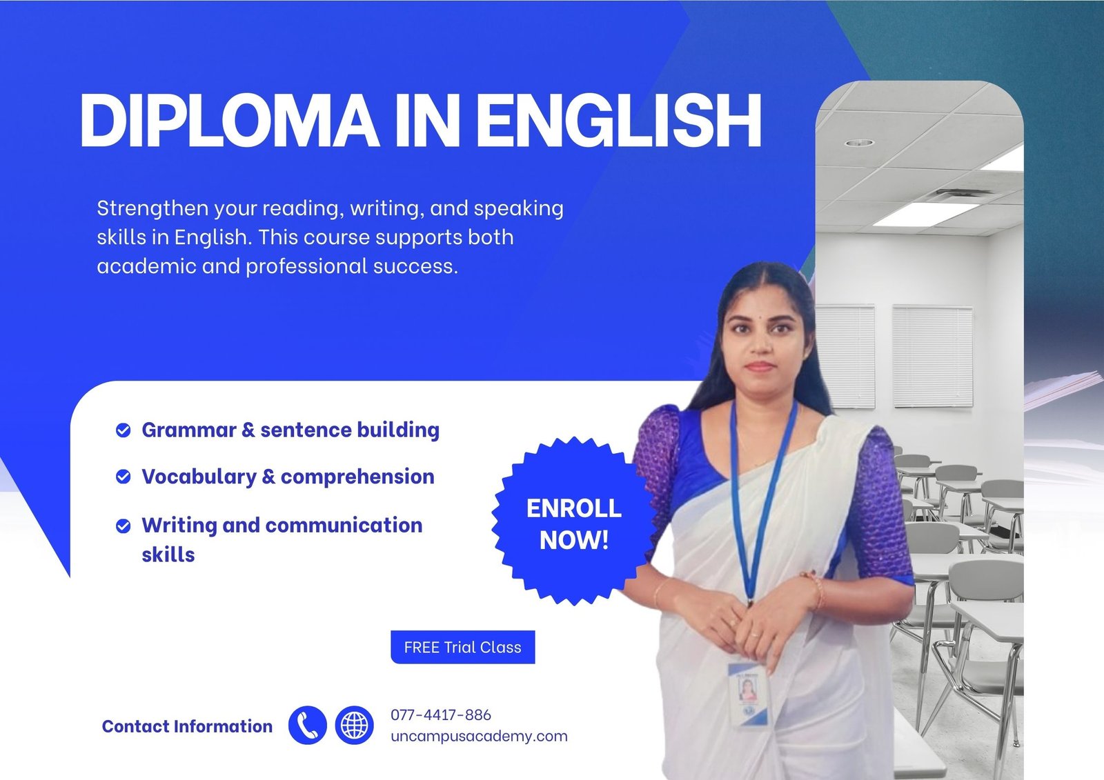 Diploma in English - UN Campus Academy